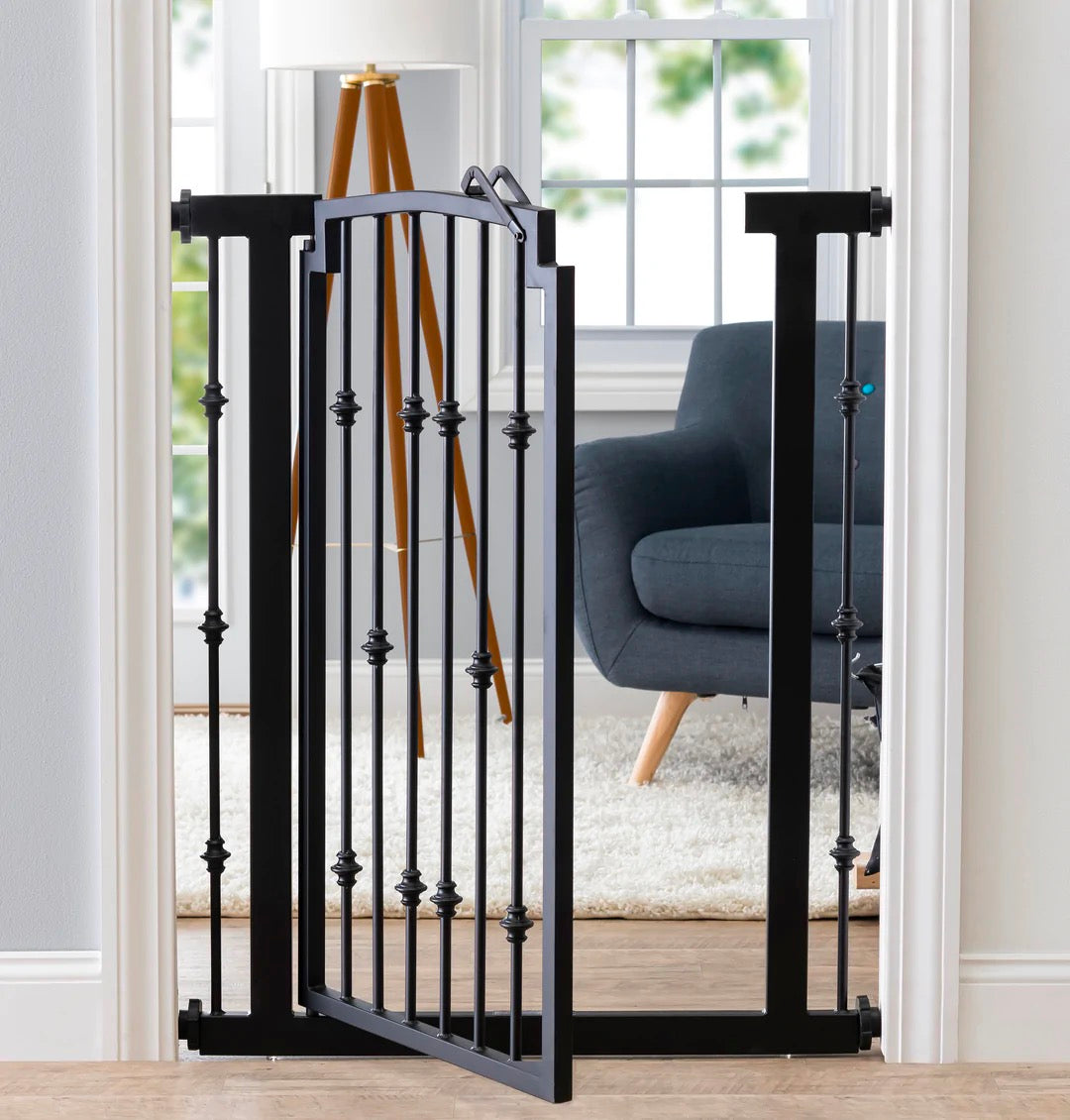Stylish Strong 42" Extra Tall and Wide Dog Gates for Large Dogs. Indoor ...