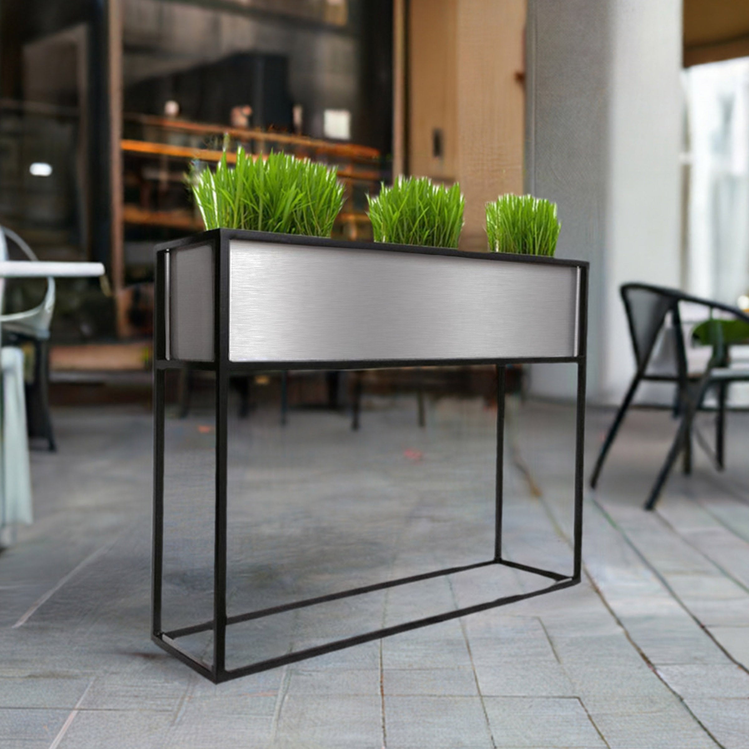 Plant Pot with Stand. Indoor and Outdoor Raised Planter with Stand ...