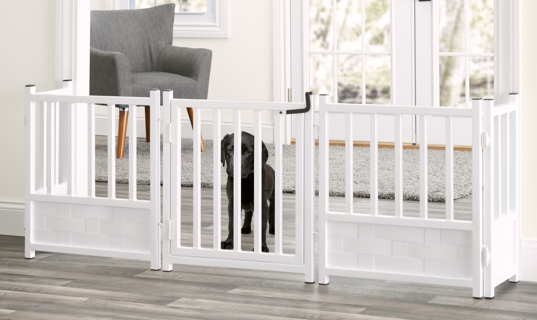 Stylish Indoor Dog Fence for Large Dog, Small Dog and Indoor Puppy Fen ...