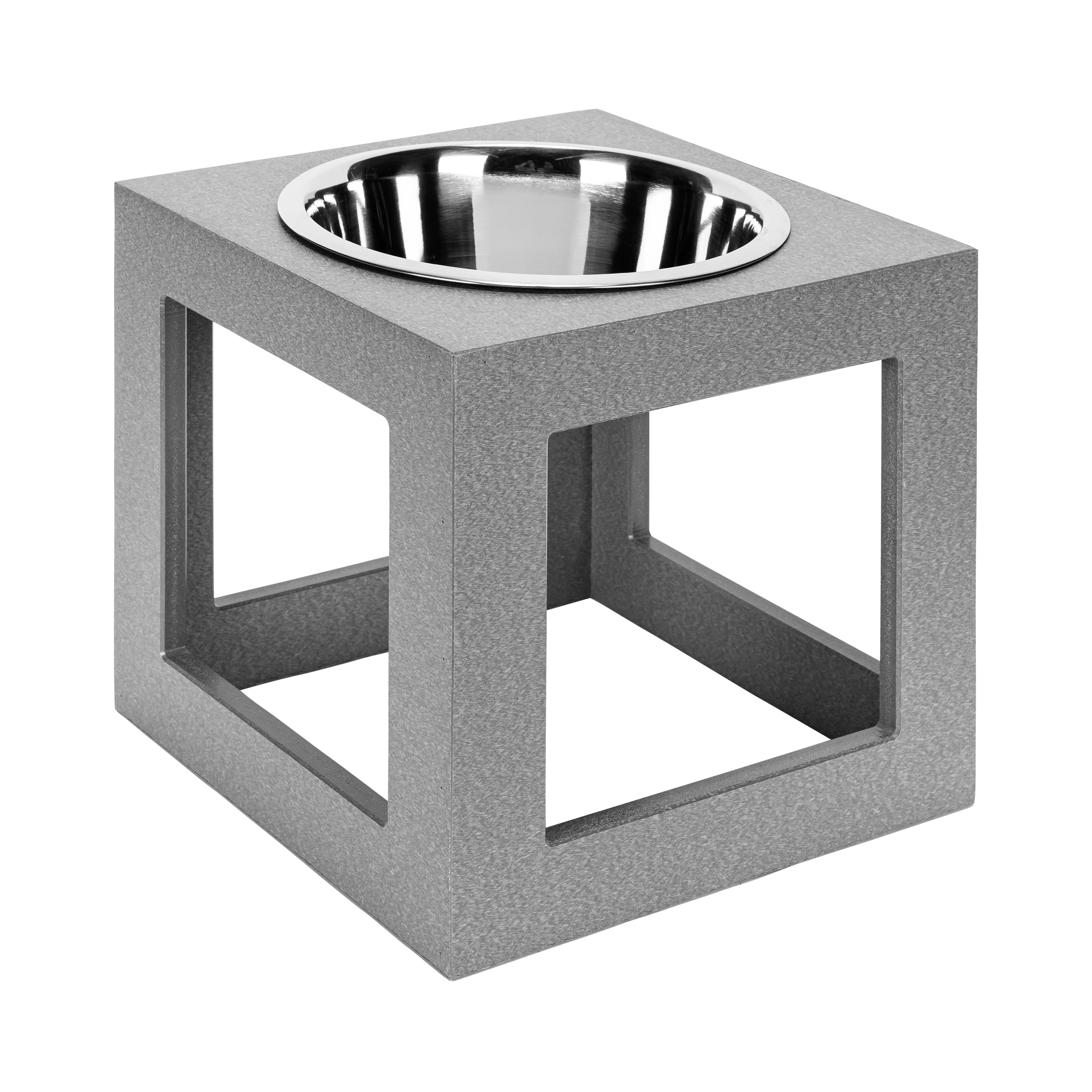 Outdoor Elevated Dog Water Bowl w/ Stand. Med - Large Dog Outside. Deck ...