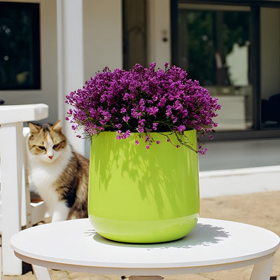 Modern White Outdoor Planters, Plant Pots, Box. White Tall, Large ...