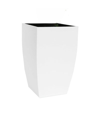 Modern White Indoor / Outdoor Planters. Large White Planter Pots, Tall ...