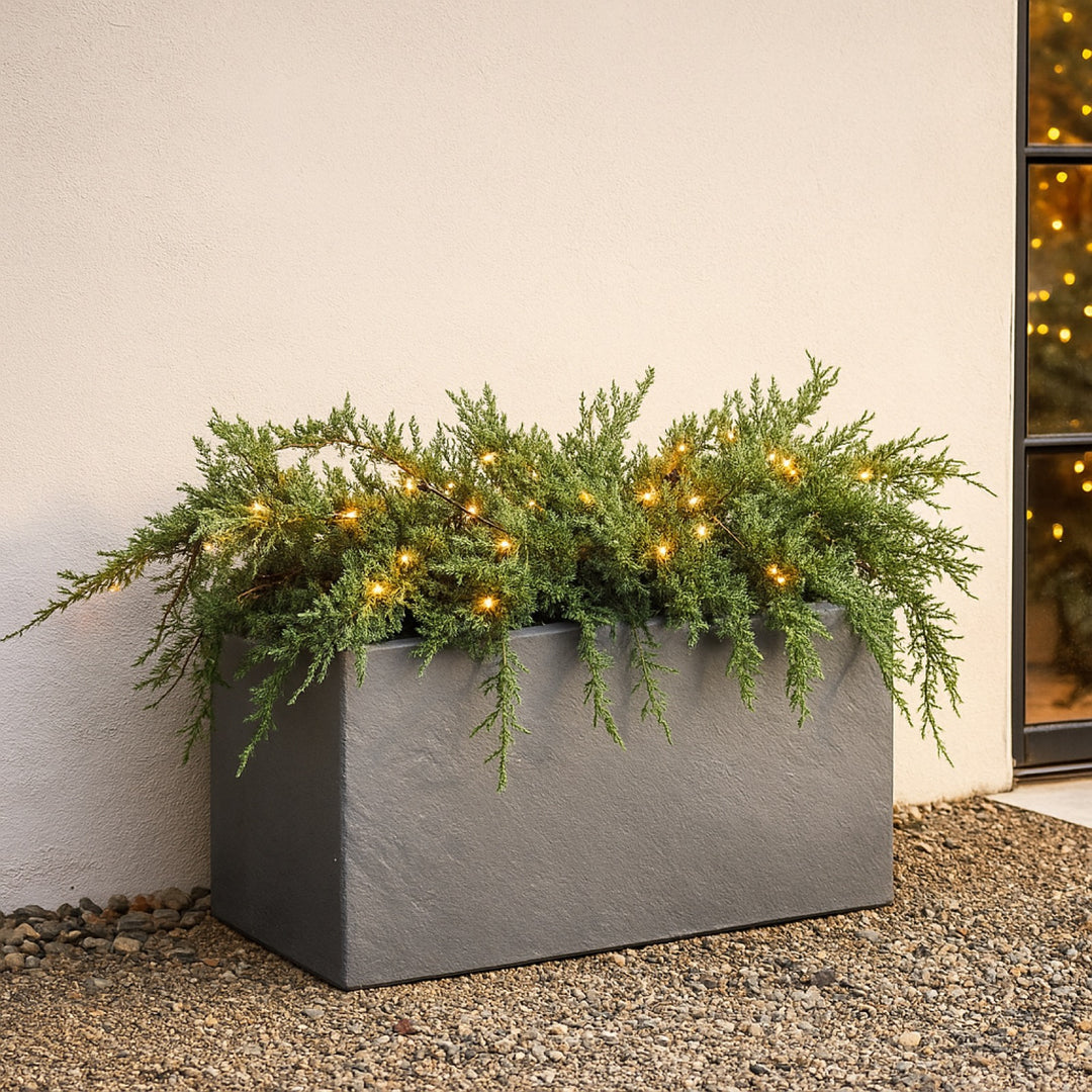 decorative rectangle planter