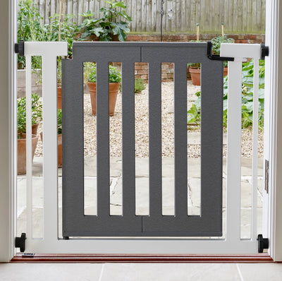 Metal Wrought Iron Dog Gate, Pet Gates Heavy Duty Indoor Outdoor | NMN ...