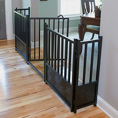 Extra Wide Dog Gates to 117" Long, Tall Pet Gate for Wide Openings ...